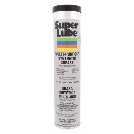 Super Lube Multipurpose Synthetic Grease, H1 Food Grade, NLGI Grade 1 ...