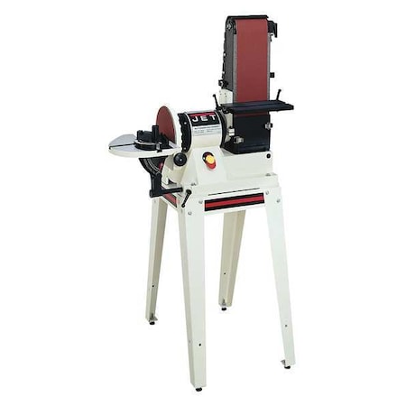 Jet Belt and Disc Sander, 3/4 hp, 9 in Disc Dia, 1725 RPM Disc Speed ...