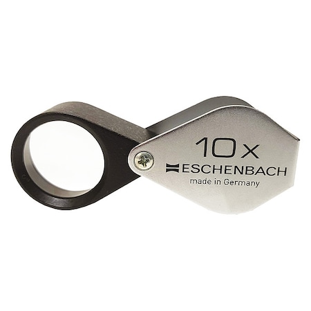Eschenbach Optik Gmbh Handheld Magnifier, 23mm, 40D, Chrome 1176-10 | Zoro