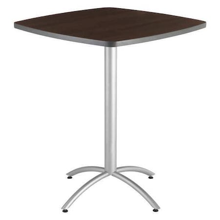 Cafeworks Square Cafe/Breakroom, Walnut - 42" Square x 29"H, 42" W, 42 ...