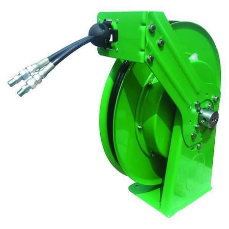 Speedaire Spring Return Hose Reel, 3/8 in Hose Diameter, 50 ft Length ...