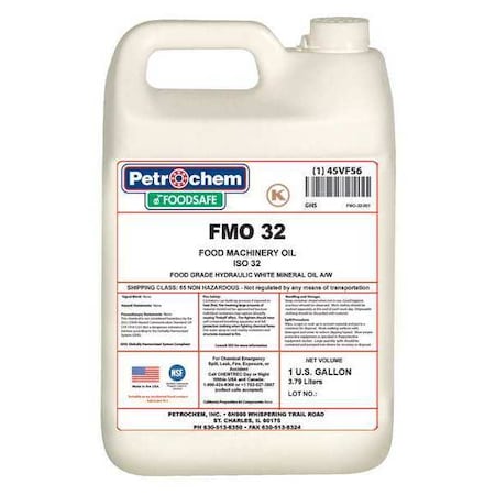 Petrochem 1 gal Pail, Hydraulic Oil, 32 ISO Viscosity, 10W SAE FMO 32 ...