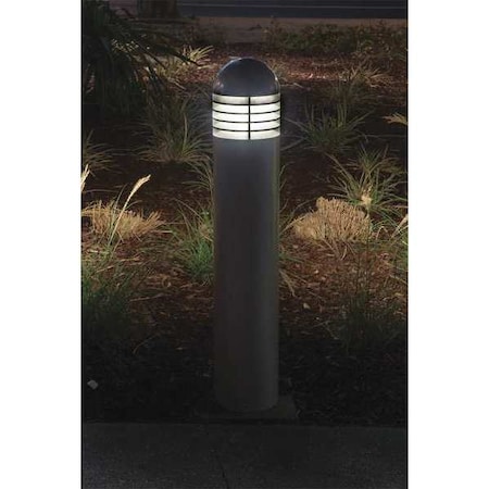 Kim Lighting LED Bollard, 1005 Lumens, 4200K, 25W VRB1/20L4KUV/DB | Zoro