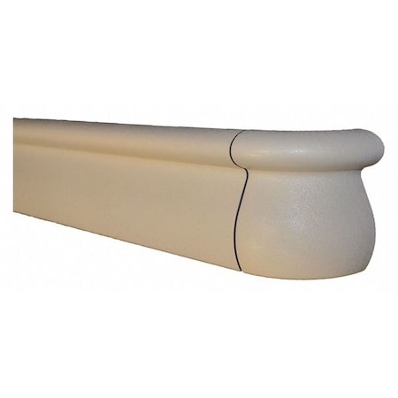 Inpro Left Handrail Return, Khaki Brown 1002 | Zoro