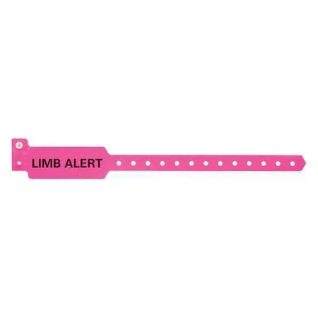 Identiplus ID Wristband, 10-1/4in L, Limb Alert, PK500 P3DM-204-07 | Zoro