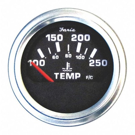 Faria Beede Instruments Engine Temperature Gauge, SS Trim GP0632 | Zoro