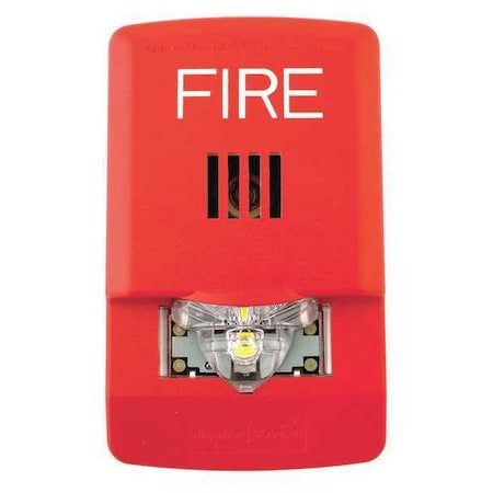 Eaton Horn Strobe, Red, 0.220A, Wall Mnt, LED ELHSR | Zoro