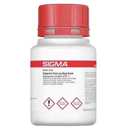 Sigma-Aldrich Saponin, Contains 100g, CAS 8047-15-2 S7900-100G | Zoro