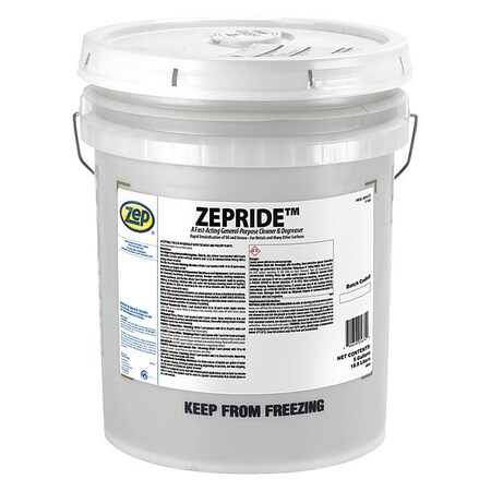 Zep Cleaner and Degreaser, 5 gal. Plastic Drum, Liquid, Dark Blue 56735 ...
