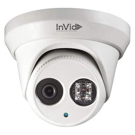 Invid Tech IP Camera, Miniature Turret, 4MP HD Res. ULT-P4TXIR12 | Zoro