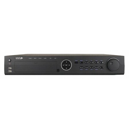 Invid Tech NVR, 4 TB, 16 IP Camera Inputs, 17-1/2" W UN1A-16X16L/4TB | Zoro