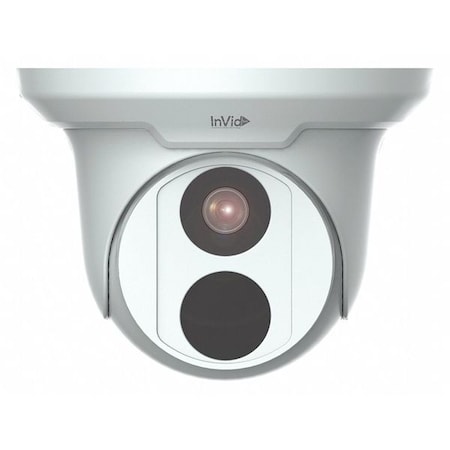 Invid Tech IP Camera, Miniature Turret, 4MP HD Res. VIS-P4TXIR28 | Zoro