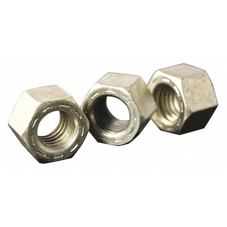 L9 Hex Nut, 1 1/4"-12, Steel, Grade 9, Zinc Yellow, 1 1/4 in Ht, 8 PK ...