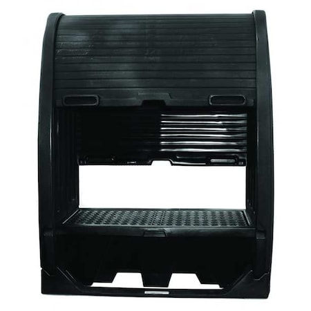 Condor Drum Spill Containment/Drain, 61in.W, Blk. 4062-BD-D-C | Zoro