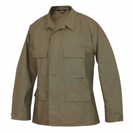 Tru-Spec BDU Coat, OD Green, M, Regular 1568 | Zoro