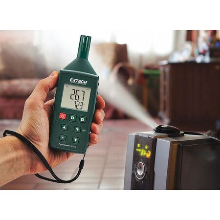 Extech Hygro Thermometer, Pocket Style RHT510 | Zoro