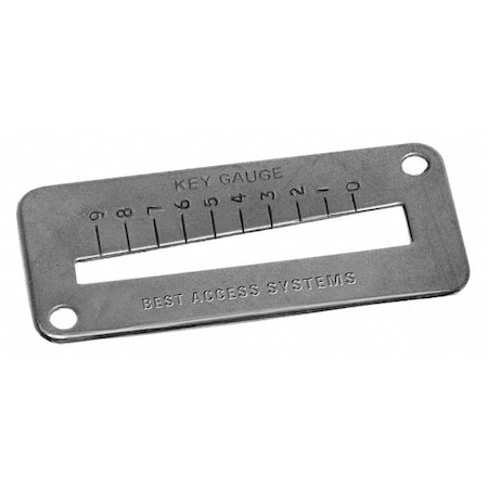 Best Key Gauge, Brass/Bronze/Steel Material AD501-2 | Zoro