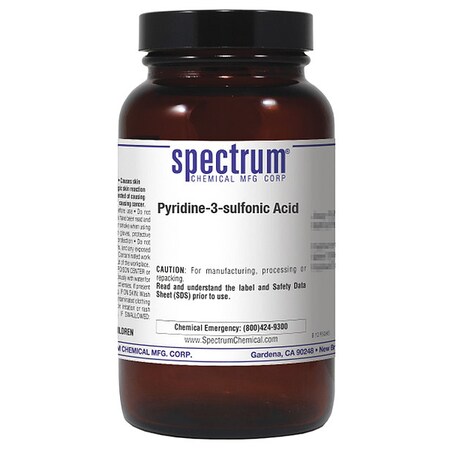 Spectrum Pyridine-3-Sulfonic Acid, 100g, Amber Glss P1626-100GM | Zoro