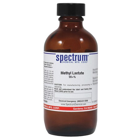 Spectrum Methyl Lactate, 100mL, CAS 547-64-8 M1716-100ML | Zoro