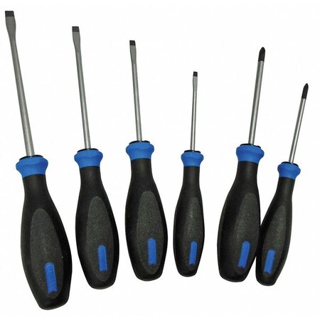 Witte Screwdriver Set, Slotted/Phillips, 6 Pc 9T 670063 | Zoro