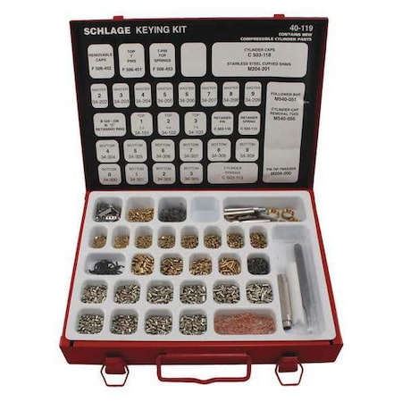 Schlage Pinning Kit, For Lockset Cylinders 40-119 | Zoro