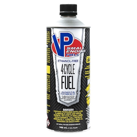 VP SMALL ENGINE FUELS Small Engine Fuel, 4 Cycle, 94 Octane, 1 qt., 8 ...