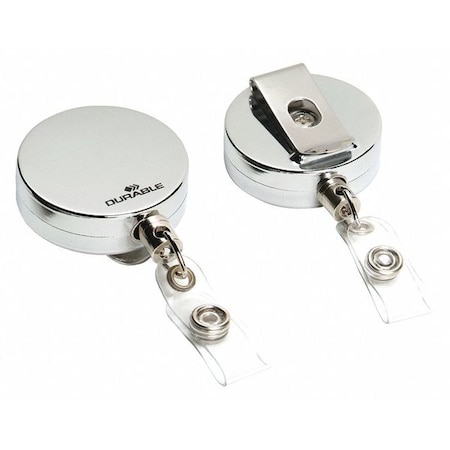 Durable Office Products Badge Reel, 3-1/2" L, Retractable, PK10 822523 ...