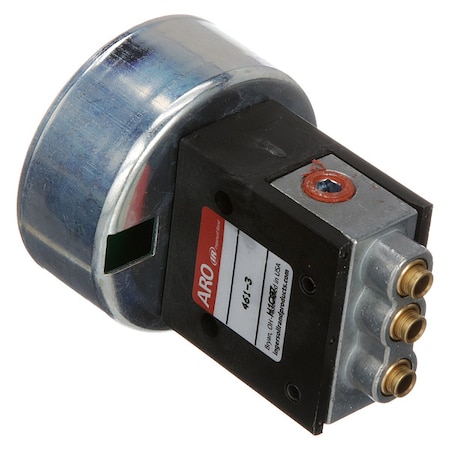 Aro Manual Air Control Valve, Button, Green 461-3 | Zoro