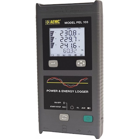 Aemc Instruments Power/Energy Logger, Max Watts 1.56GW PEL 103 | Zoro