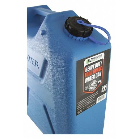 Wavian Water Container, 5 gal., Blue, 18-1/4" H 3216 | Zoro