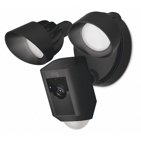 Ring Wireless Camera, Outdoor, 1080p, Black Body 8SF1P7-BEN0 | Zoro