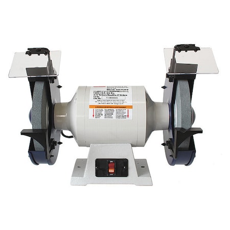 Dayton Bench Grinder, 10 in Max. Wheel Dia, 36/60 Grinding Wheel Grit ...