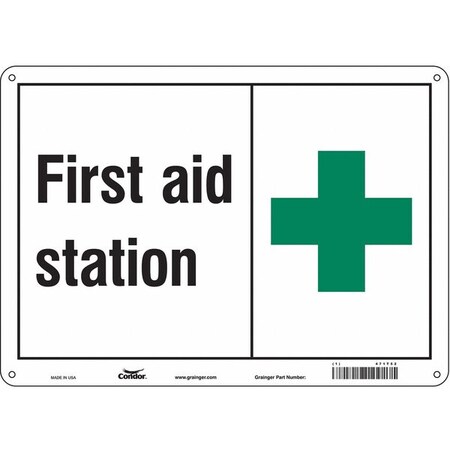 Condor First Aid Station, 14 in W x 10 in H, Horizontal Rectangle ...