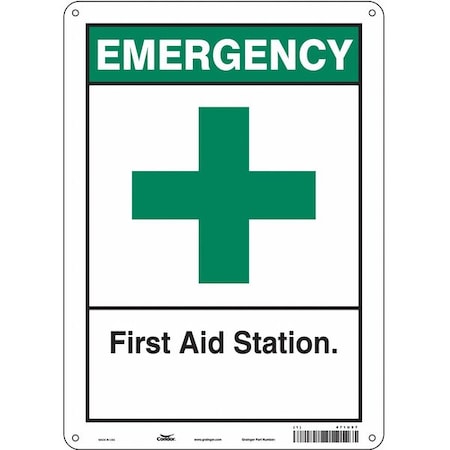 Condor First Aid Station, 10 in W x 14 in H, Vertical Rectangle ...