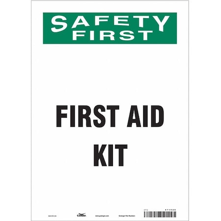Condor Safety First, First Aid Kit, 10 in W x 14 in H, Vertical ...