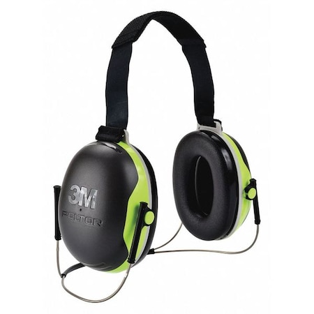 3M Behind-the-Neck Ear Muffs, 27 dB, Peltor X4, Black X4B | Zoro