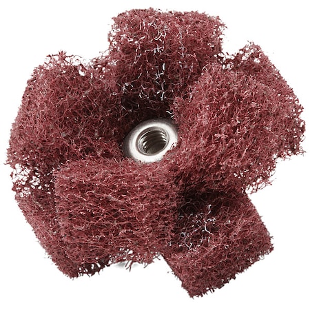 Scotch-Brite Cross Buff, Aluminum Oxide, 1-1/2" dia. 7000121125 | Zoro