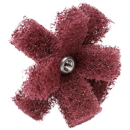 Scotch-Brite Cross Buff, Plain, Aluminum Oxide, 2" dia. 7100054448 | Zoro