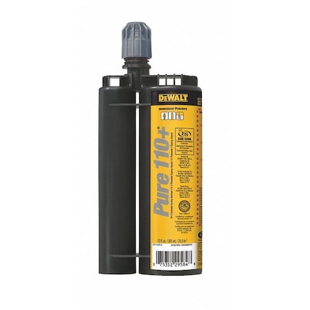 Dewalt Structural Anchoring Adhesive, Cartridge, Includes Nozzle ...
