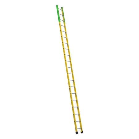 Louisville 20 ft. Manhole Ladder, Fiberglass, 20 Steps, Yellow Finish ...