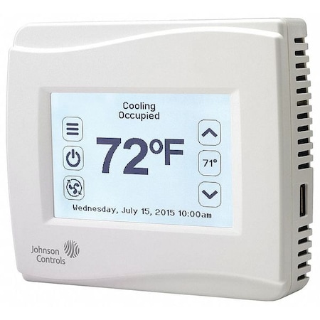 Johnson Controls Thermostat Controller, 19 to 30VAC TEC3630-01-000 | Zoro