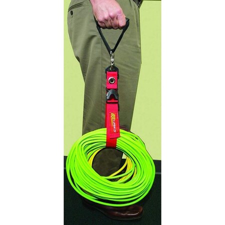 Ez Wrap N Go Strap with Handle, Red, Nylon, 16 in. L EZWRANGOSYS | Zoro