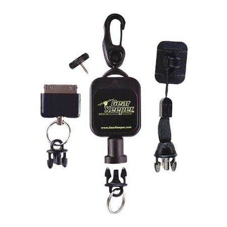 Gear Keeper Cell Phone Retractor, 36inL, Plastic/SS RT5-5470 | Zoro