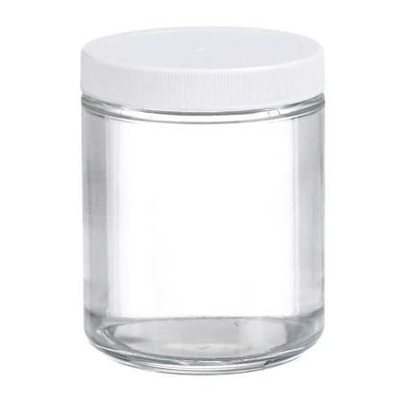 Wheaton Glass Jar, 8 oz, PK12 W216910 | Zoro