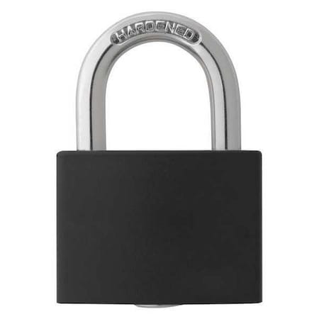 Zoro Select Lockout Padlock, Keyed Different, Aluminum, Black, 1 in ...