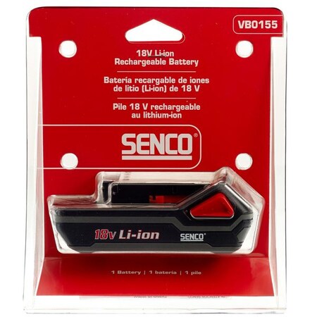 Senco 18.0V Li-Ion Battery, 1.5Ah Capacity VB0155 | Zoro