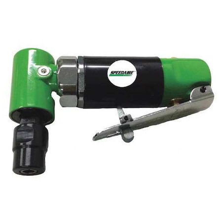 Speedaire Right Angle Air Grinder, 1/4 in NPT Female Air Inlet, 1/8 ...
