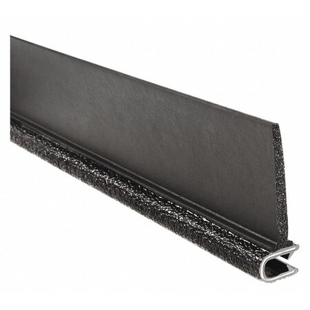 Trim-Lok Flap Seal, EPDM Sponge Rubber (Flap), PVC (Trim), 100 ft ...