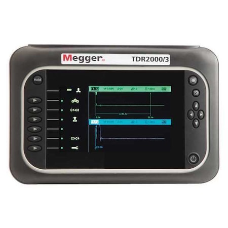 Megger Time Domain Reflectometer, 20V, IP54, 2 Ns TDR2000/3 | Zoro
