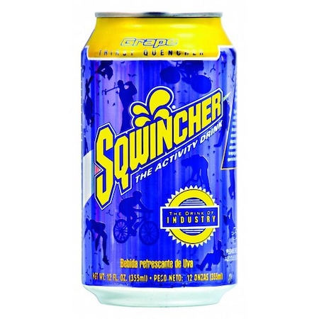 Sqwincher Sports Drink Ready to Drink, Grape 12 oz. 100102-GR | Zoro